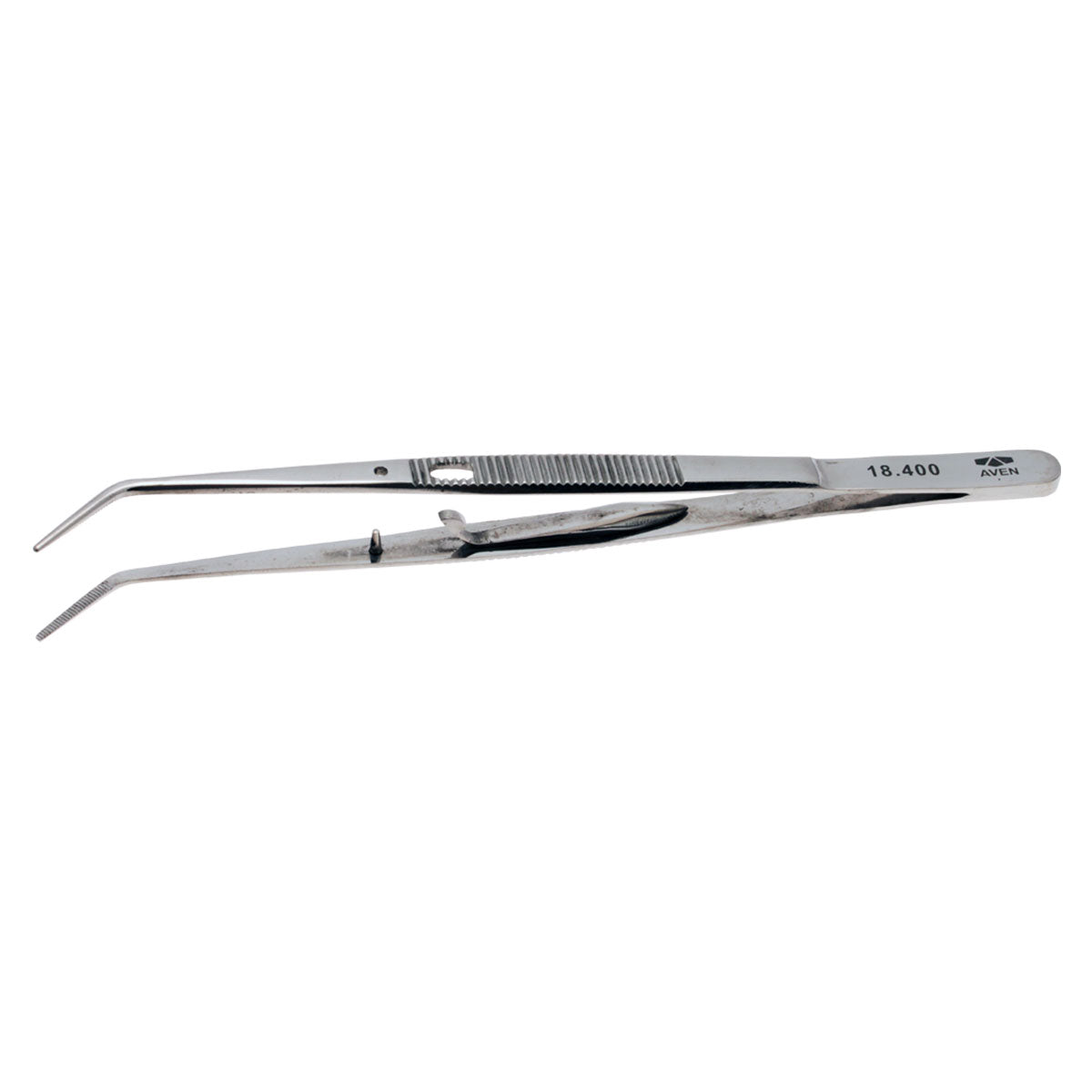 Aven College Forceps w/Lock Bent Tips 6 inches — starboardtechnology