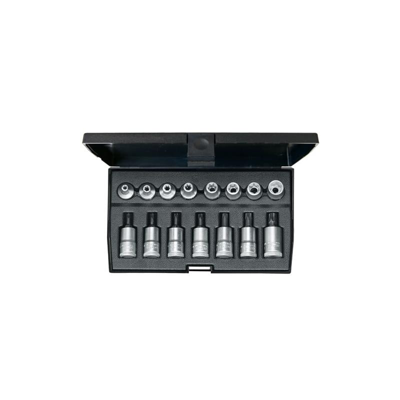 Gedore 1509942 Screwdriver Bit Socket set 3/8 Inch Drive, 15 pcs TORX ...