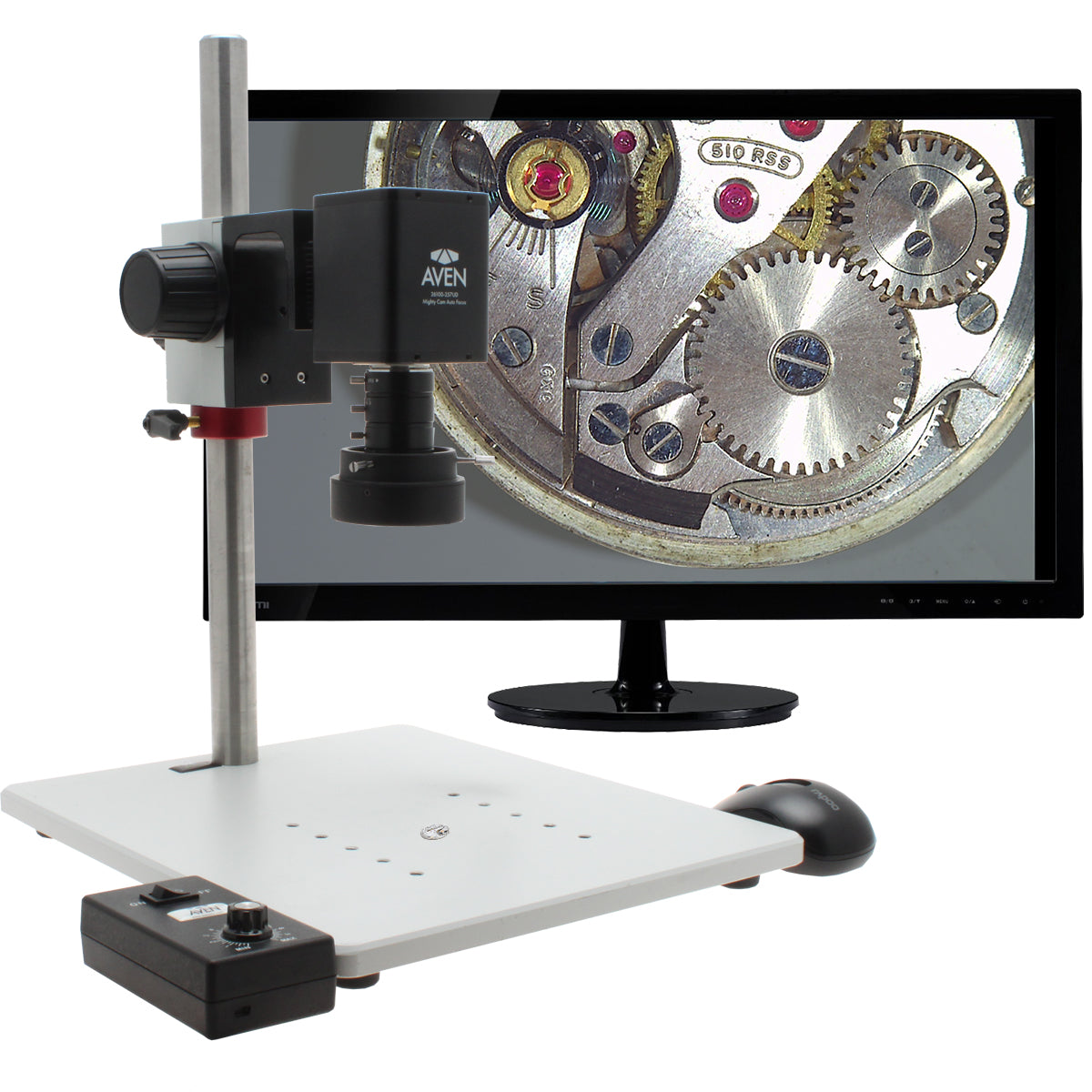 Mighty Mag Auto Focus Digital Inspection System with Standard Stand [7 ...