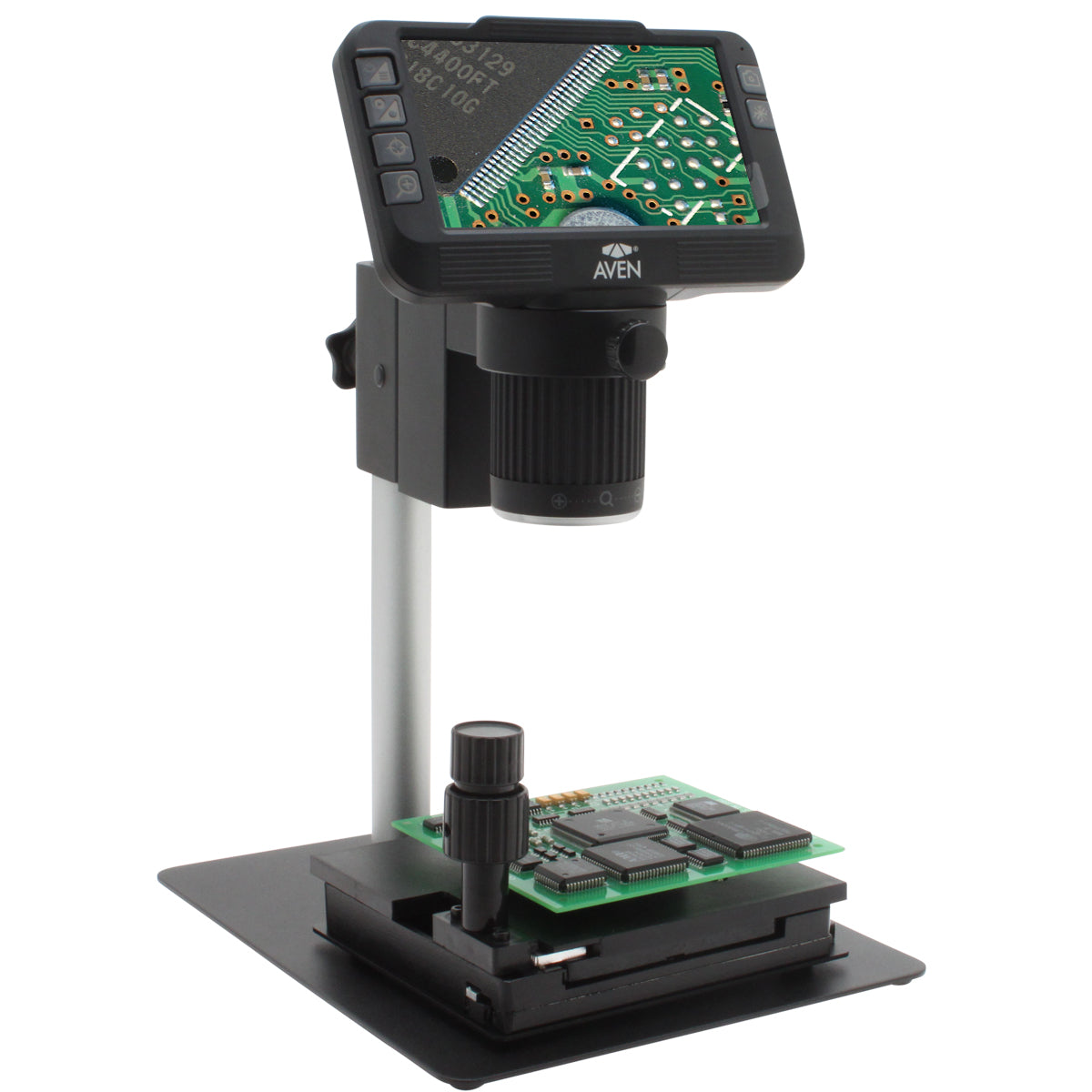 Mighty Scope ClearVue Digital Microscope 8x-25x with Post Stand and Gl ...