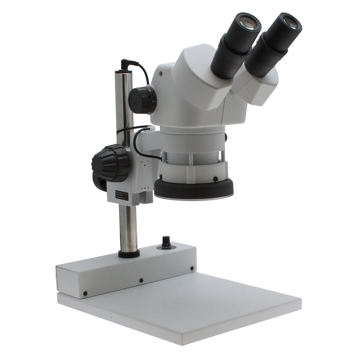 Stereo Zoom Binocular Microscope SPZ-50[6.75x to 50x]on Post Stand wit ...
