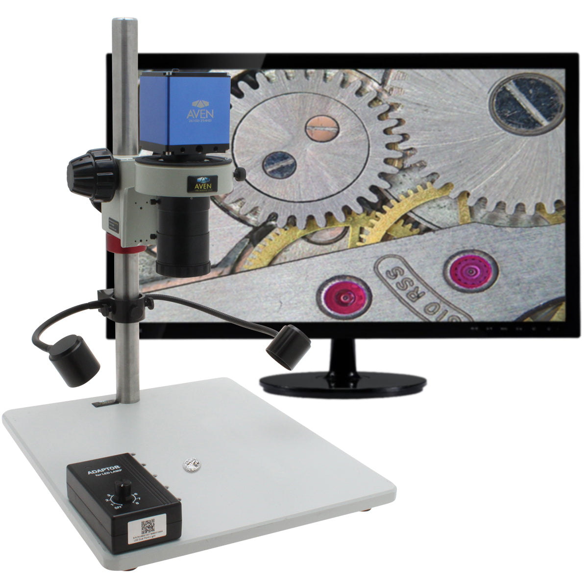 e-Series Digital Microscope HDMI Color Camera w/8GB USB Flash Drive ...