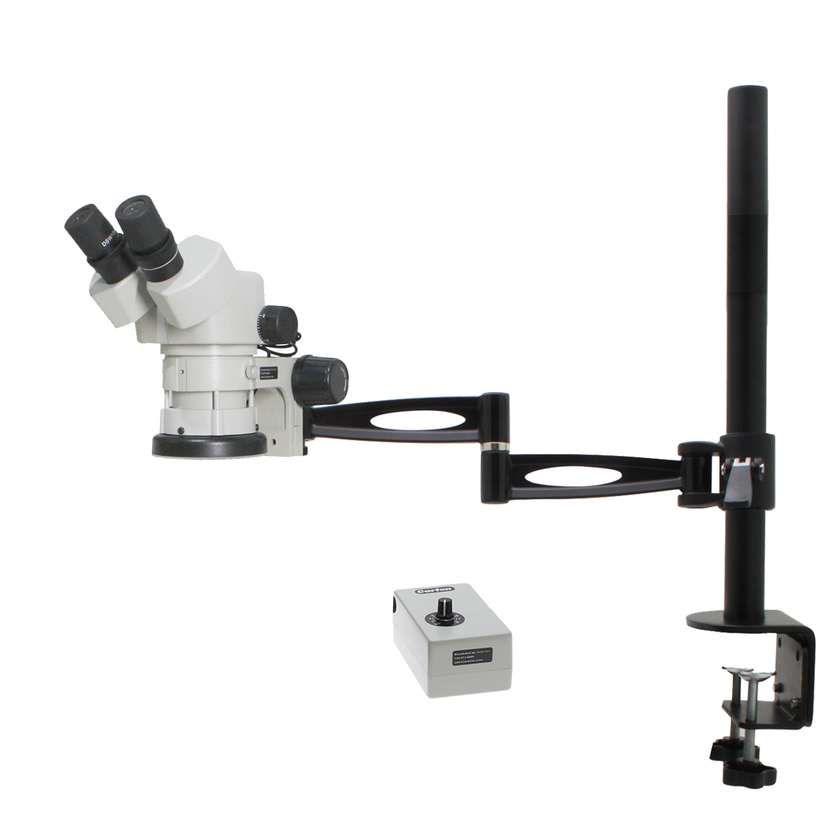 Stereo Zoom Binocular Microscope SPZ-50 [6.7x – 50x] on Compact Articu ...