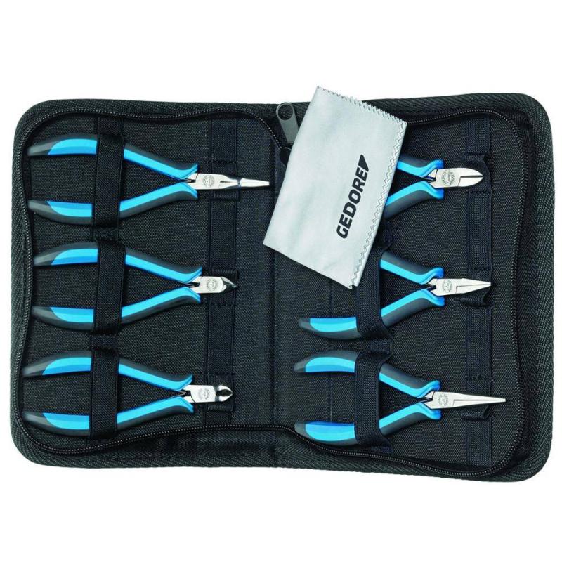 Gedore 1955551 Electronic Pliers Set, 6 pieces — starboardtechnology