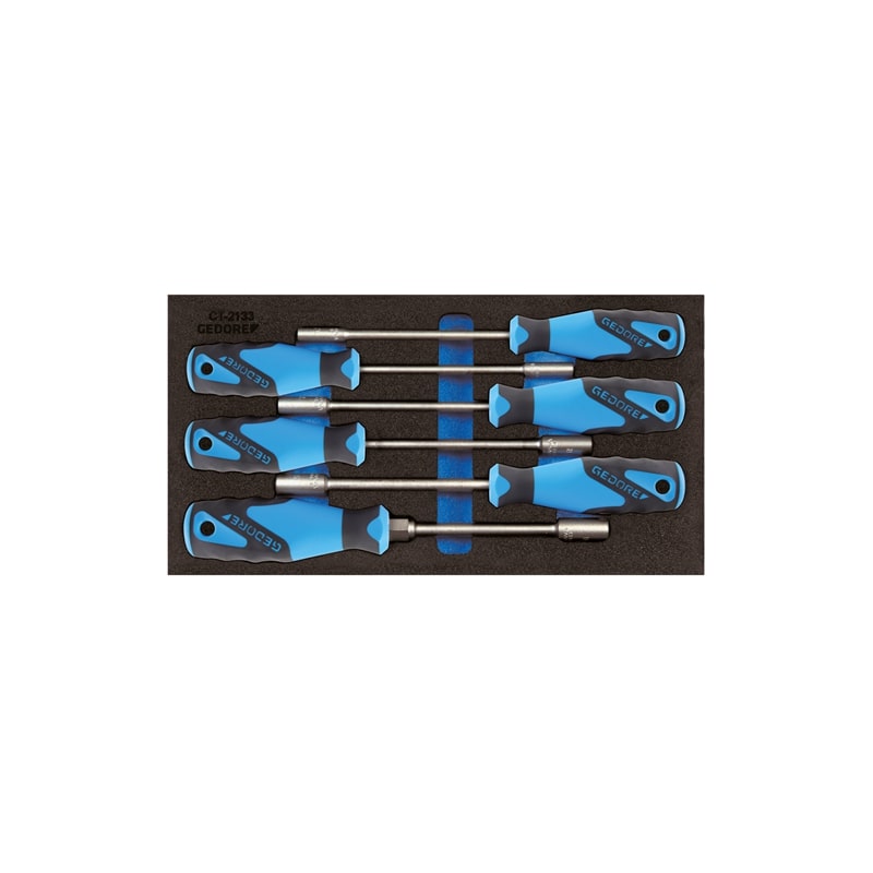 Gedore 2309122 Socket Wrench Set In 1/3 Check-Tool Module ...