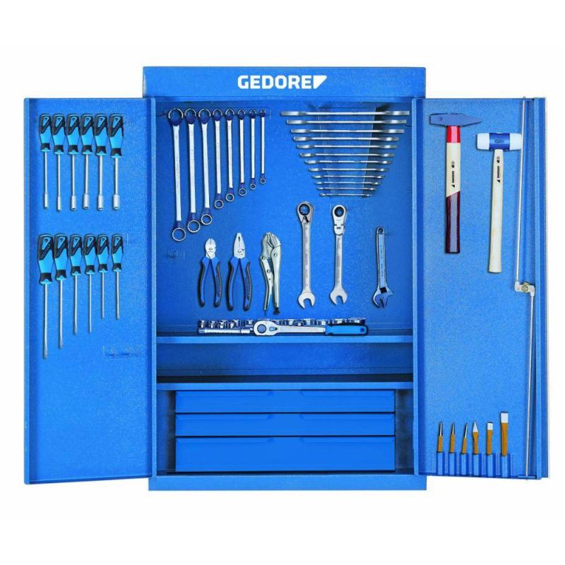 Gedore 6613250 Tool cabinet with tool assortment S 1400 G ...