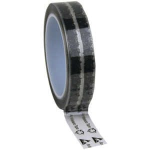 WESCORP ESD TAPE, CLEAR W/ SYMBOLS, 1INx72YDS, 3 IN CORE-5PK ...