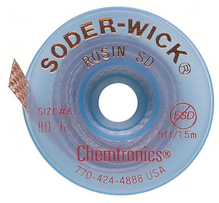 Chemtronics 80-6-5 Soder-Wick Rosin (Qty of 25) — starboardtechnology
