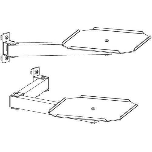 Production Basics 8630 Single Arm Monitor Tray for Workstations, 12.75 ...