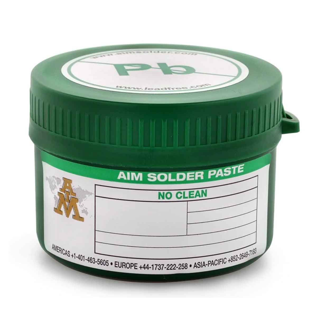 AIM NC257-2-SAC305-T3 Lead Free No Clean Solder Paste , 250 Gram Jar ...