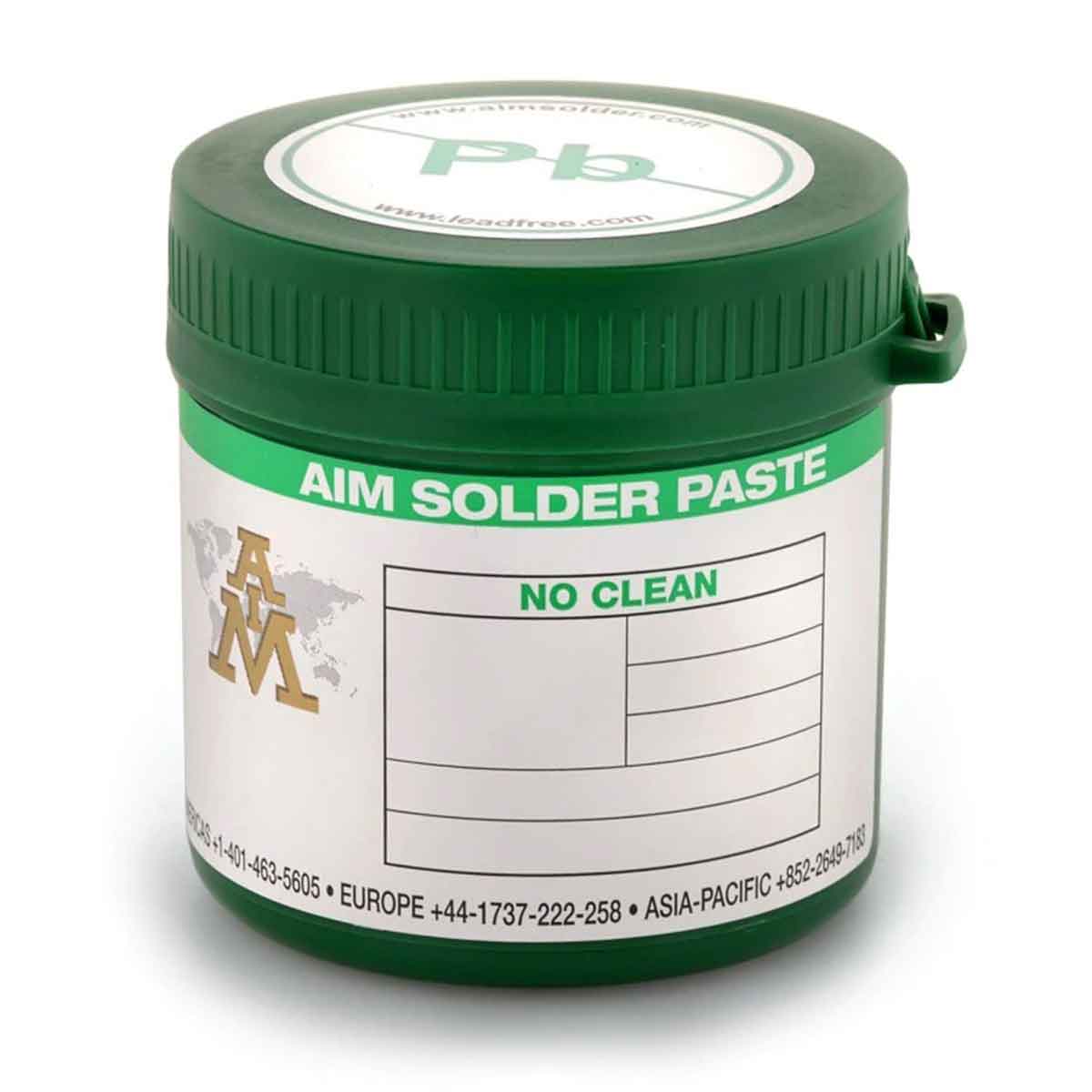 AIM NC259-SN100C-T3 Lead Free No Clean Solder Paste, 500 Gram Jar (10 ...