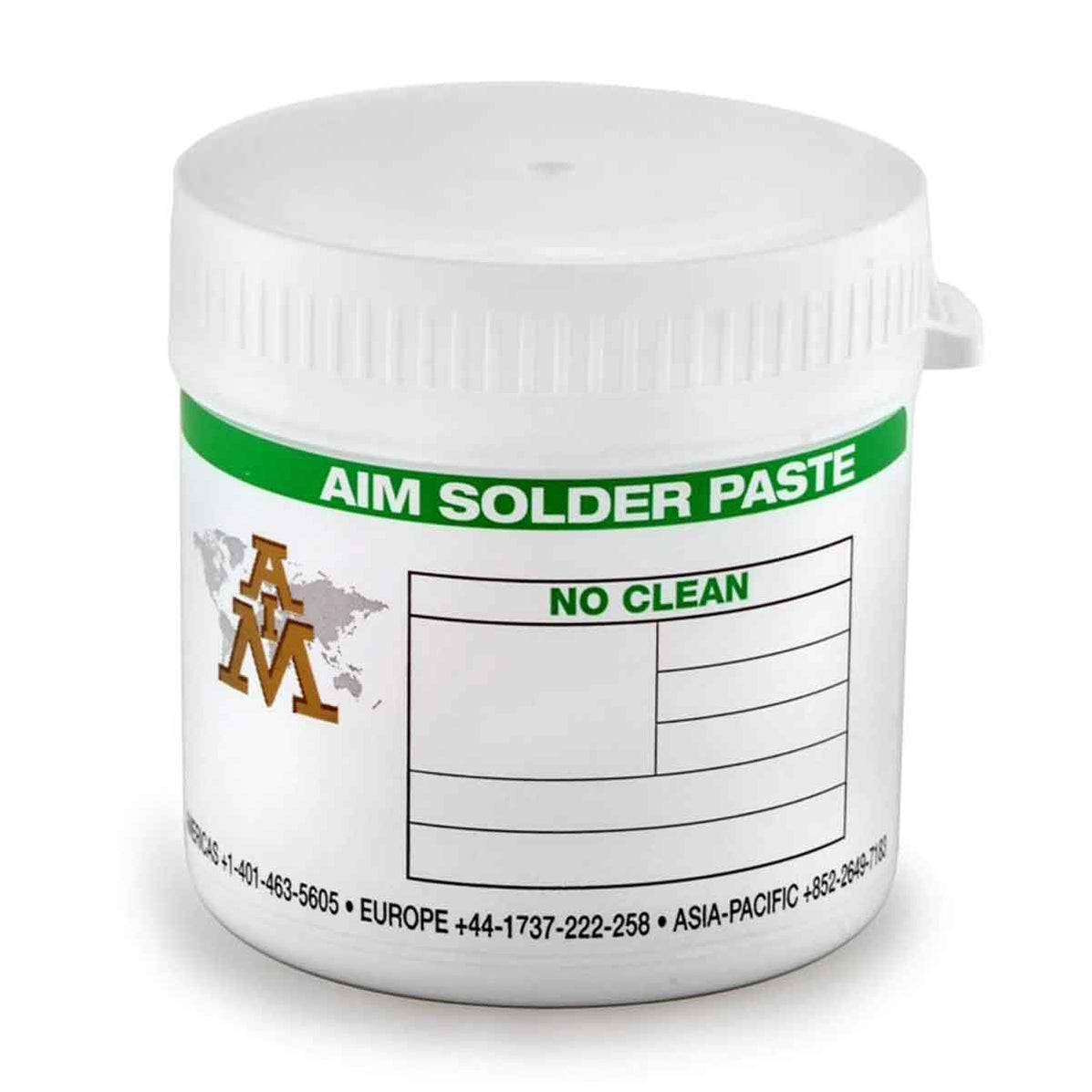AIM NC257-2-SN63/PB37-T3 No Clean Solder Paste, 500 Gram Jar (10 jars ...