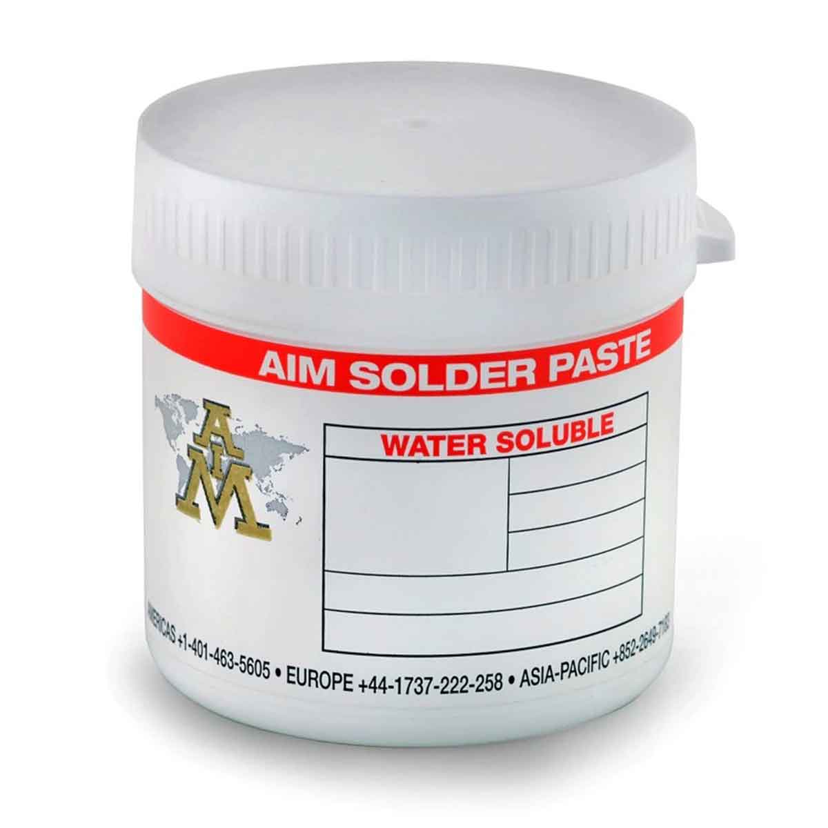 AIM WS488-SN63/PB37 Water Soluble Solder Paste, 500 Gram Jar (10 jars ...