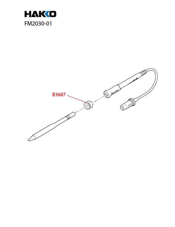 Hakko FM-2030 Heavy Duty Soldering Iron Handpiece Only ...