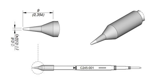 Cartridge Conical Ø0.6-10PK — starboardtechnology