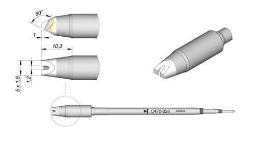 Cartridge Pin/Connector Ø 1.2-10PK — starboardtechnology