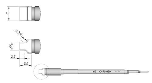 Cartridge Pin/Connector Ø 3.8-10PK — starboardtechnology