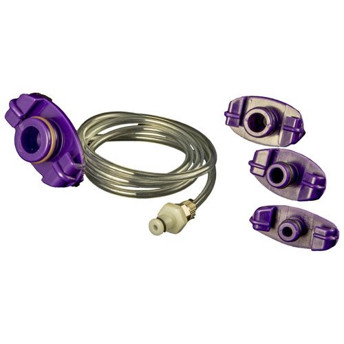 10 cc Standard Syringe Adapter w/ 3 ft. 5/32" OD Tubing - White QC-25P ...