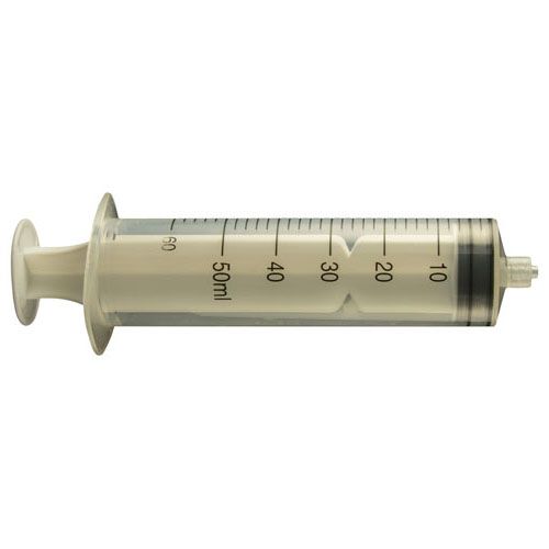 50 cc Calibrated Manual Luer Lock Syringe - Bag/5-10/PK ...
