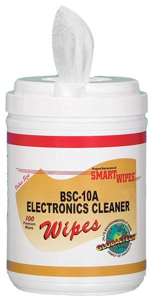 BSC-10A Electronics Cleaner, 100 ct., 6" x 9"-12PK — starboardtechnology