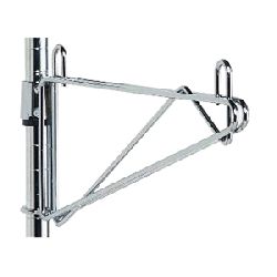 Metro 1WS18C Chrome Shelf Support for 18" Single Shelves ...