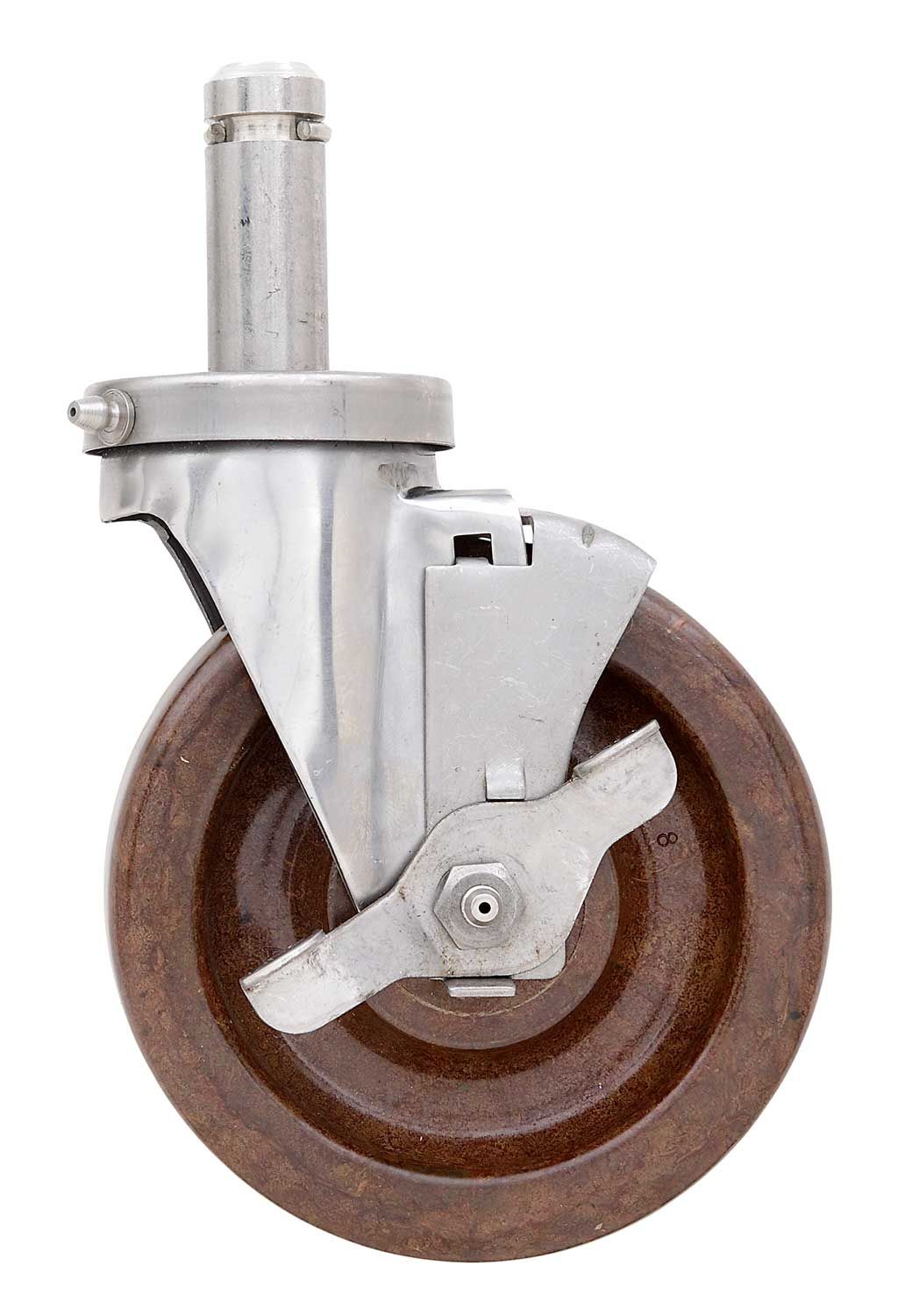 Metro 5MHTPB High-temp Autoclave Phenolic Stem Casters, Braking, 5 ...