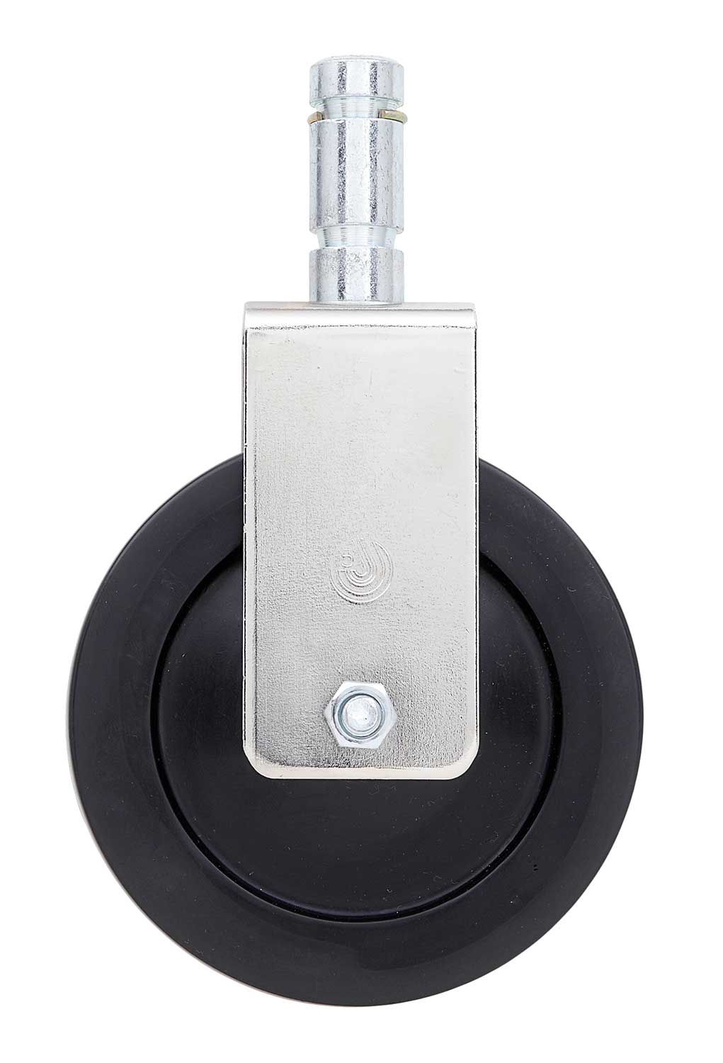Metro 5MR Resilient Rigid Standard Stem Caster, No Brake, 5 ...