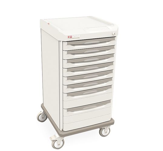 Metro SXRS6110L Starsys Basic Single Wide Locking Cart, 25" x 22.75" x ...