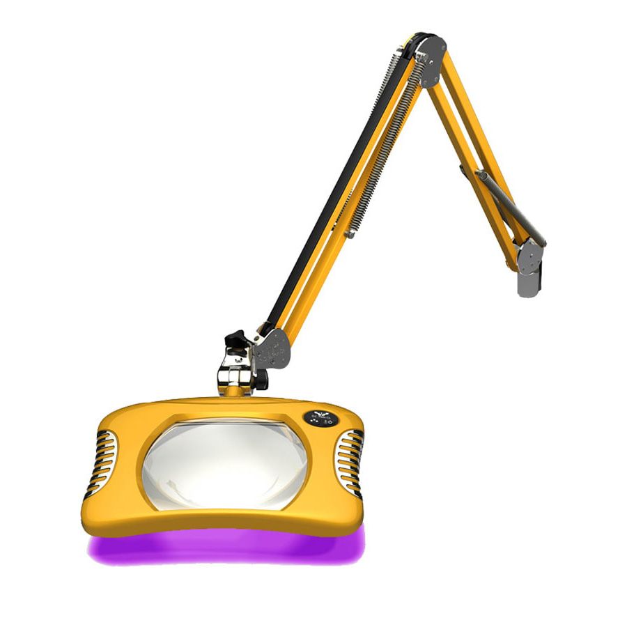 OC White 82400-4-UV-BY Green-Lite® Visible UV LED Magnifier with 5 ...