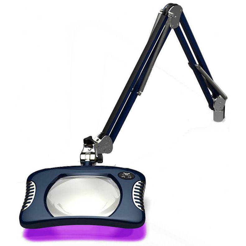 OC White 82400-4-UV-SB Green-Lite® Visible UV LED Magnifier with 5 ...