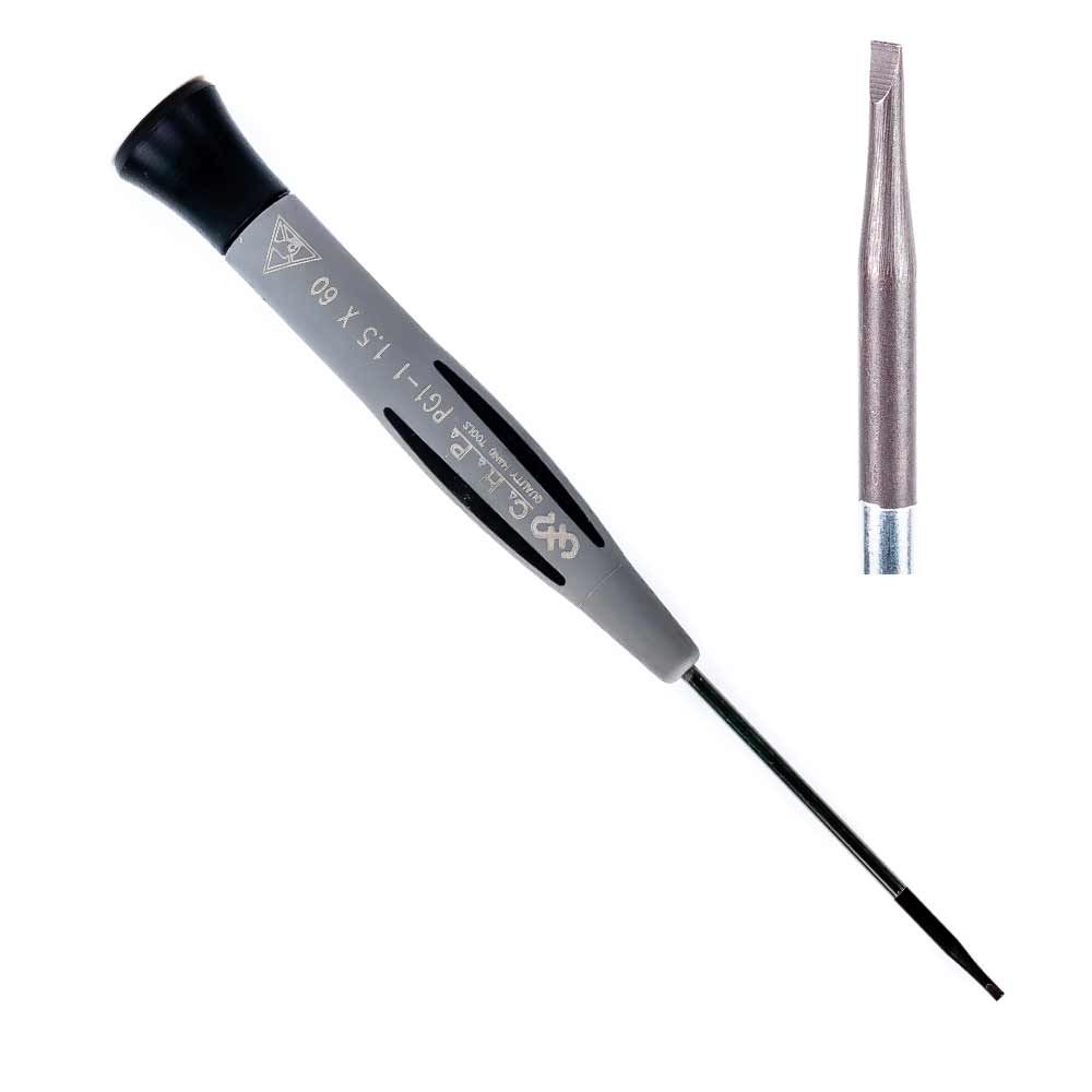 Hakko PG1-1-D, 1.5 x 60 mm. Slotted Tip Screwdriver (Qty of 10) — starboardtechnology