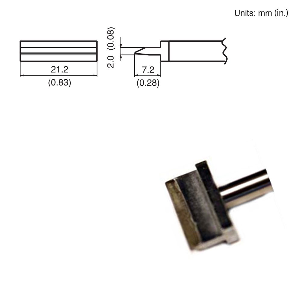 Hakko T15-1403 Blade Tip Soldering Tip — starboardtechnology