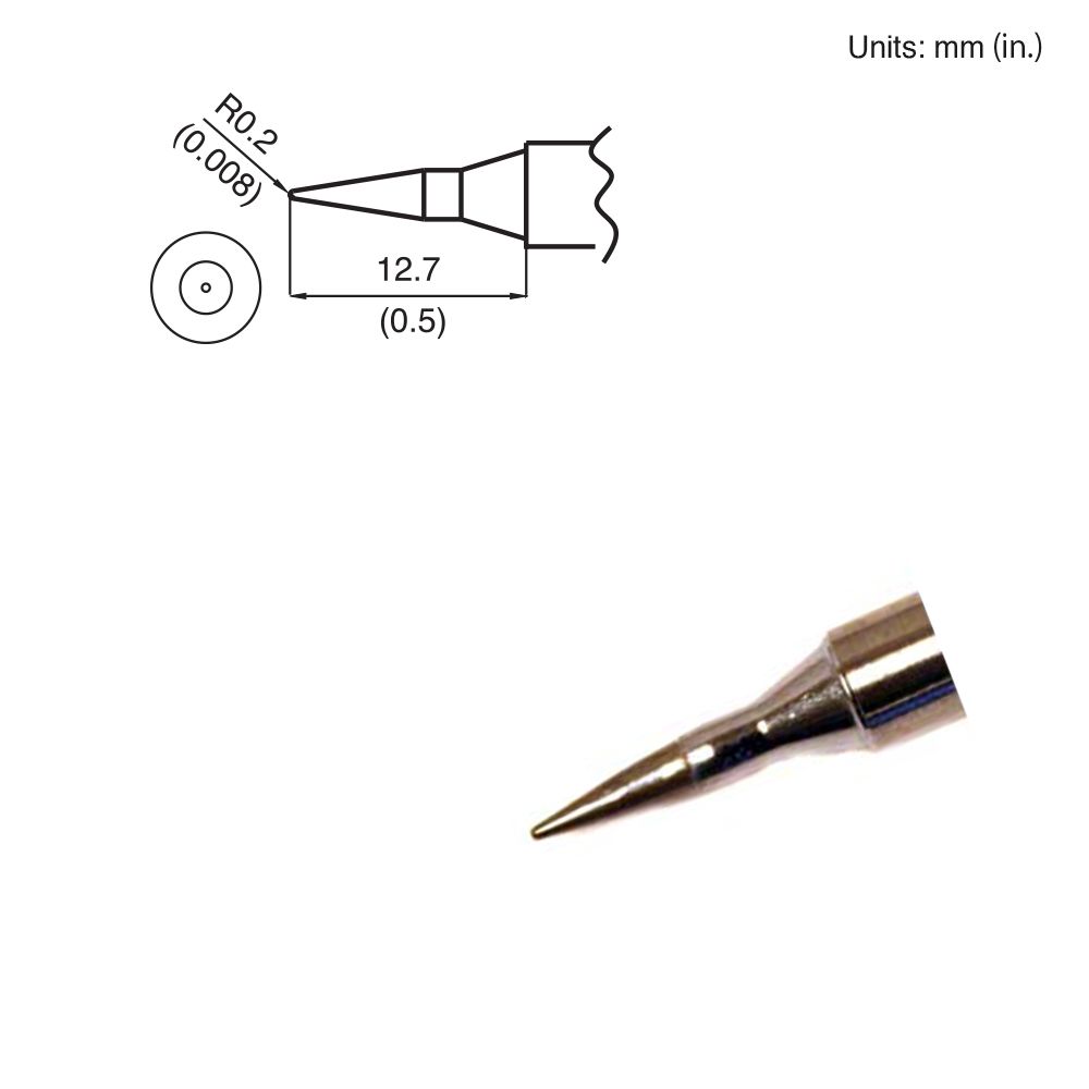 Hakko T15-IL Conical Tip Soldering Tip — starboardtechnology