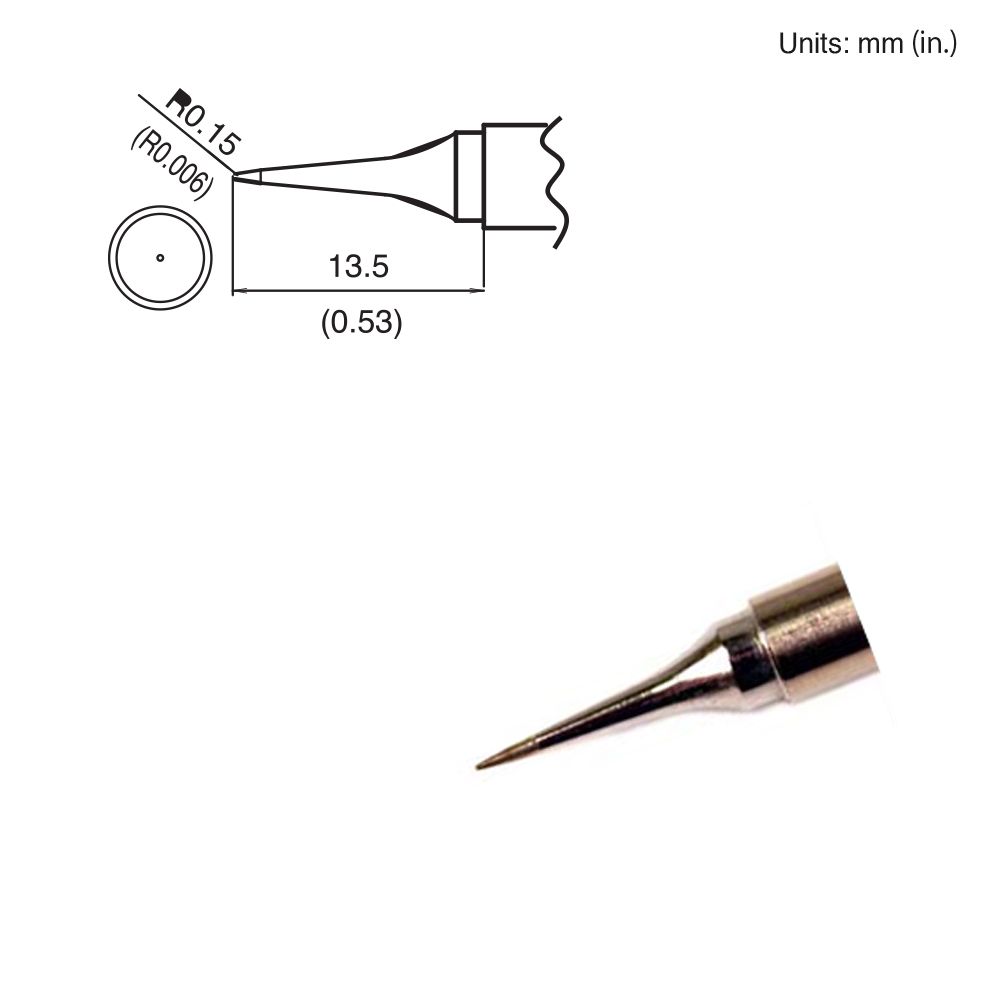 Hakko T15-ILS Conical Tip Soldering Tip — starboardtechnology