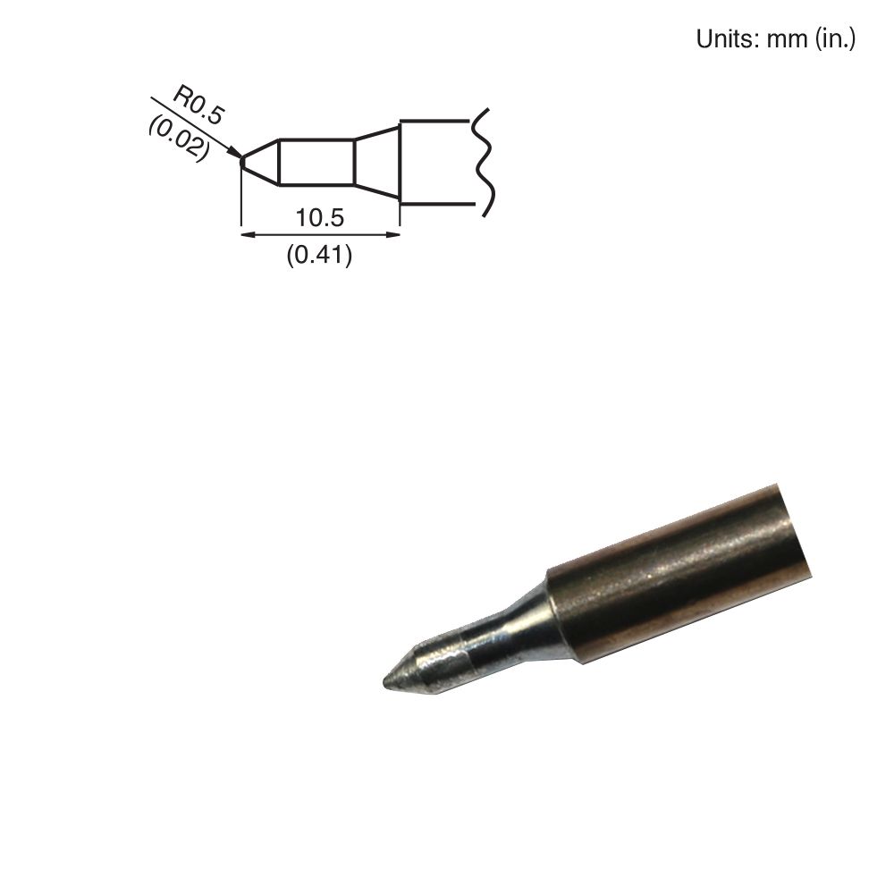 Hakko T15-SB05 Conical Tip Soldering Tip — starboardtechnology