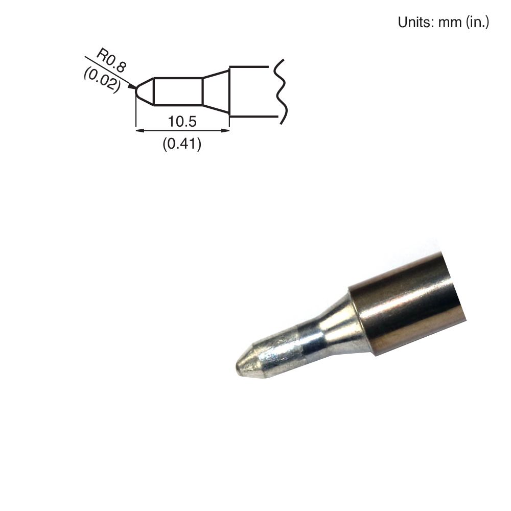 Hakko T15-SB08 Conical Tip Soldering Tip — starboardtechnology