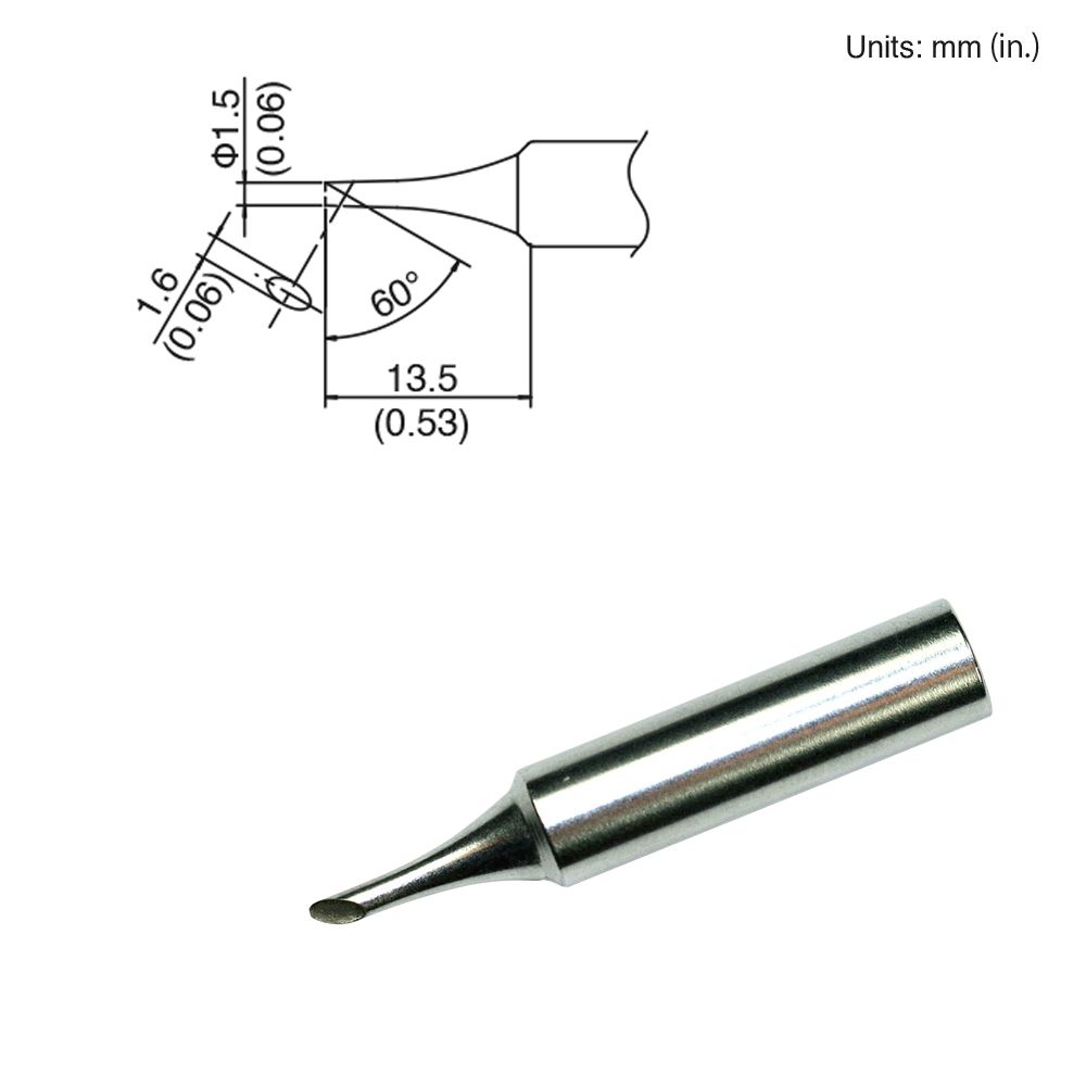 Hakko T18-CF15 Bevel Tip Soldering Tip (Qty of 10) — starboardtechnology