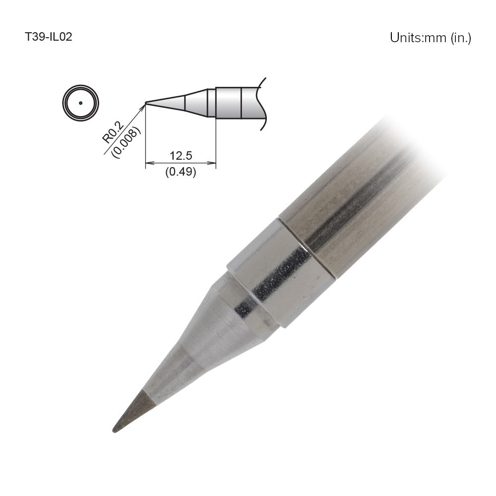 Hakko T39-IL02 Conical Tip Soldering Tip — starboardtechnology