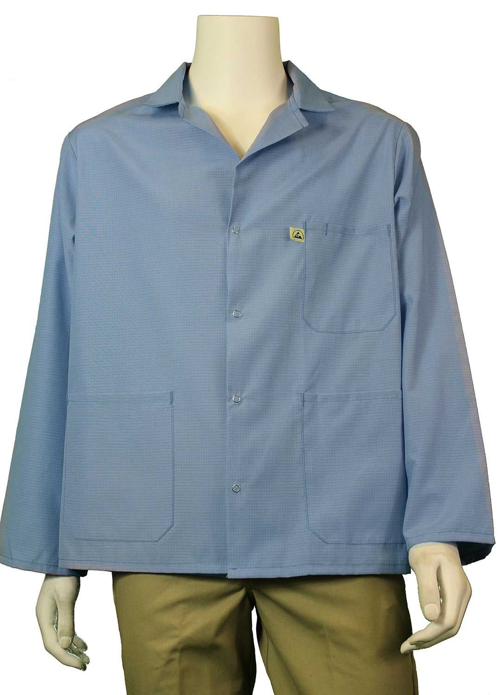 TechWear 361 Nylostat Waist-Length ESD Lab Coat with 3 Outer Pockets ...