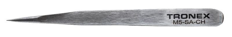 Tronex M5-SA-CH Mini Stainless Steel Tweezer with Straight, Extra Tape — starboardtechnology