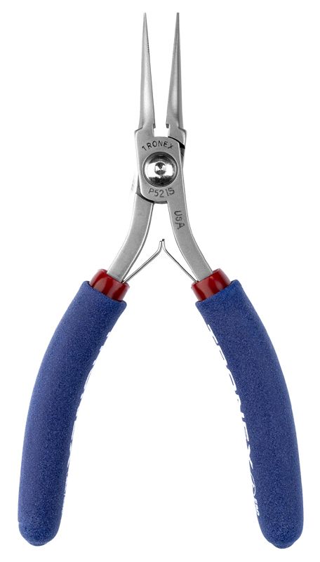 Tronex P521S Needle Nose Lead-Forming Pliers with Long, Serrated Jaw, — starboardtechnology
